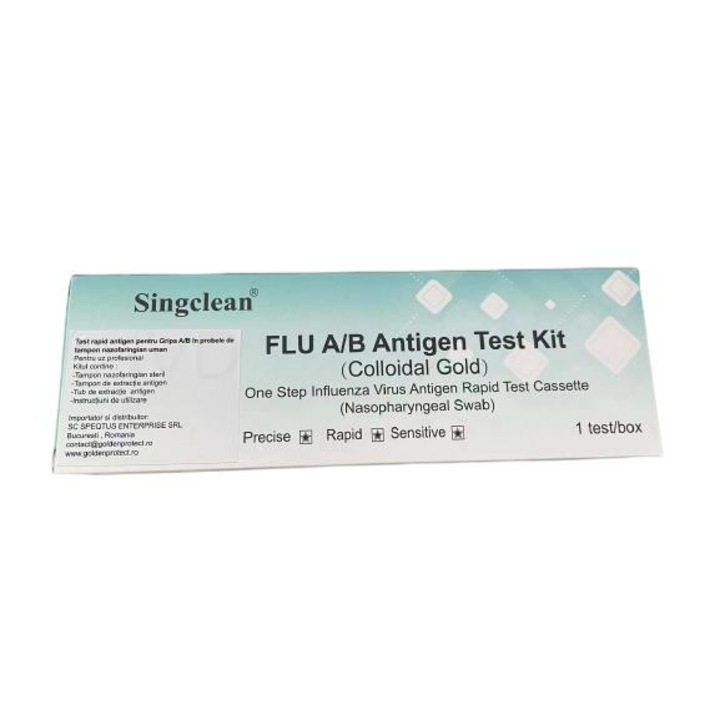 Test antigen rapid pentru Gripa A/B, Singclean - eMAG.ro