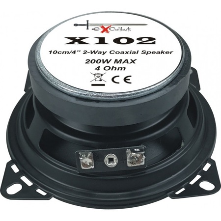 Boxe auto Excalibur X102, coaxiale, 10 cm, 40 W RMS, set 2 bucati - eMAG.ro