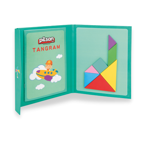 Joc Tangram magnetic Pilsan 7 piese - eMAG.ro