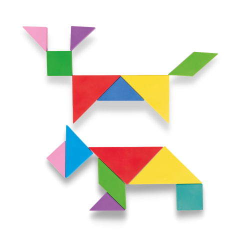 Joc Tangram magnetic Pilsan 7 piese - eMAG.ro