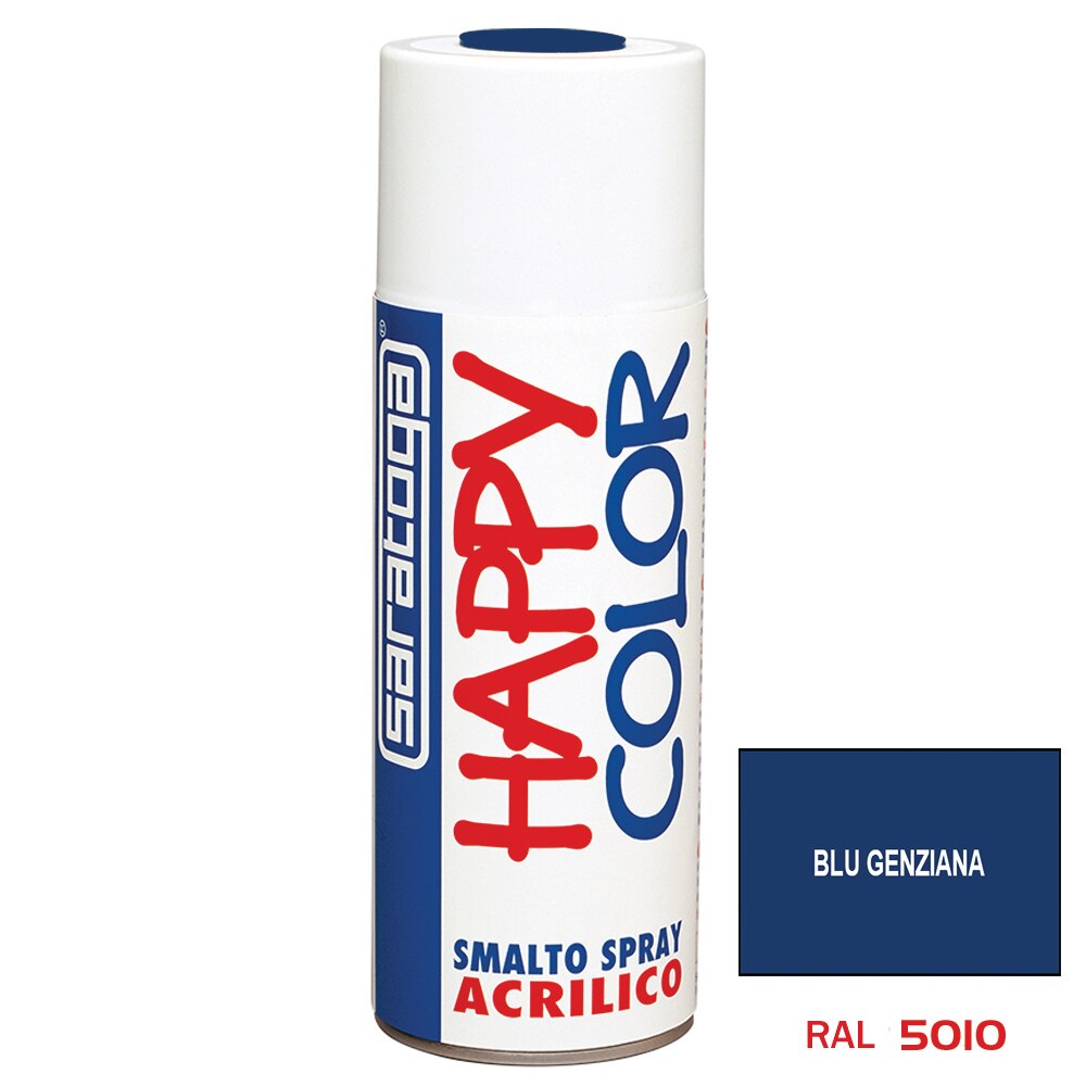 Spray acrilic vopsea culoare Albastru gentiana, pentru lemn, metal ...