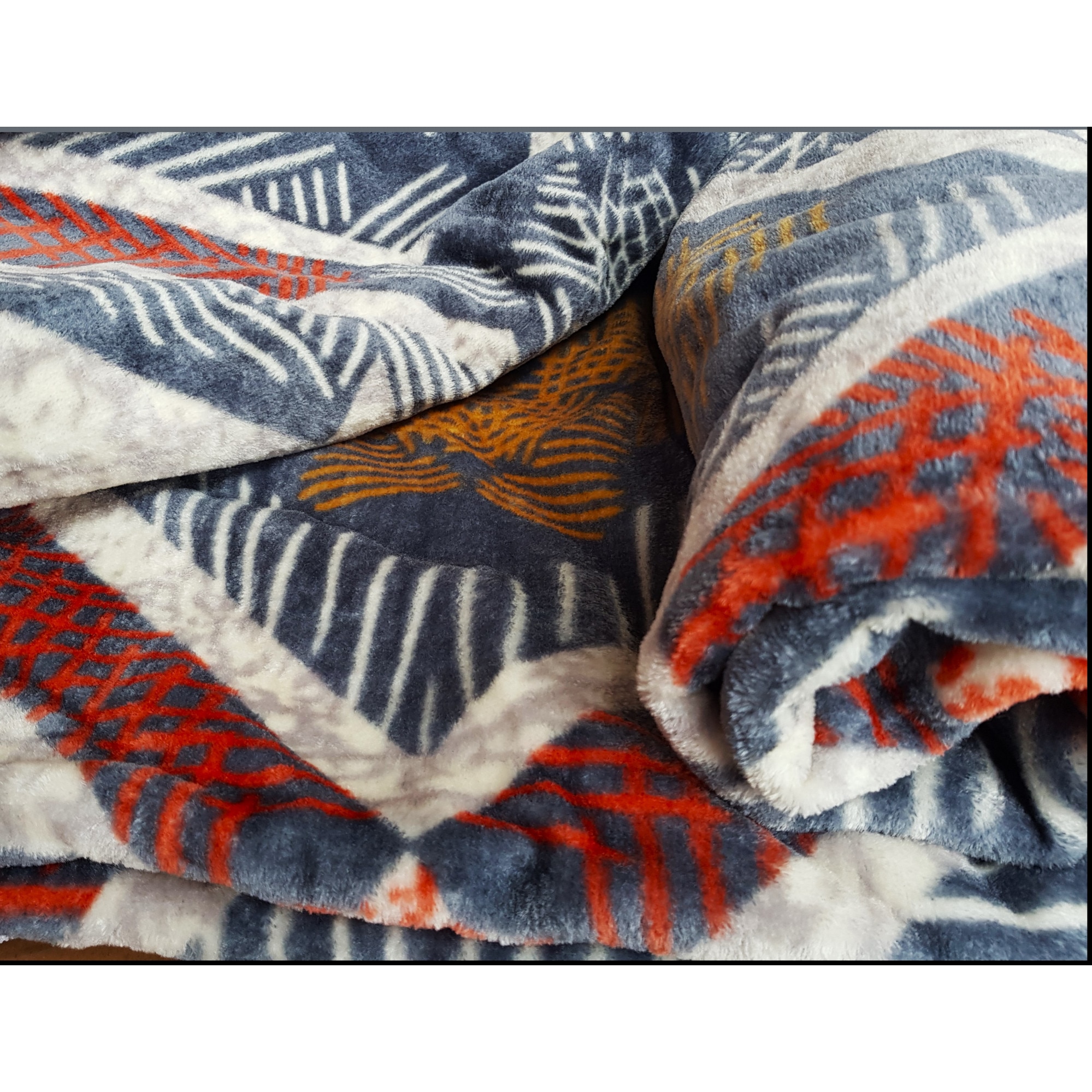 Patura Sense-Geometric, pentru pat dublu, dimensiunea 200 x 240 cm ...