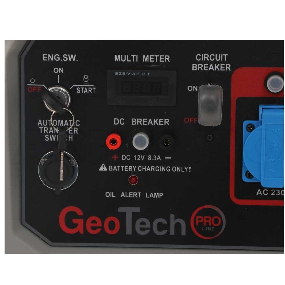 Generator pe benzina GeoTech Pro DGP 8000 ESA, putere nominala 6 kW ...