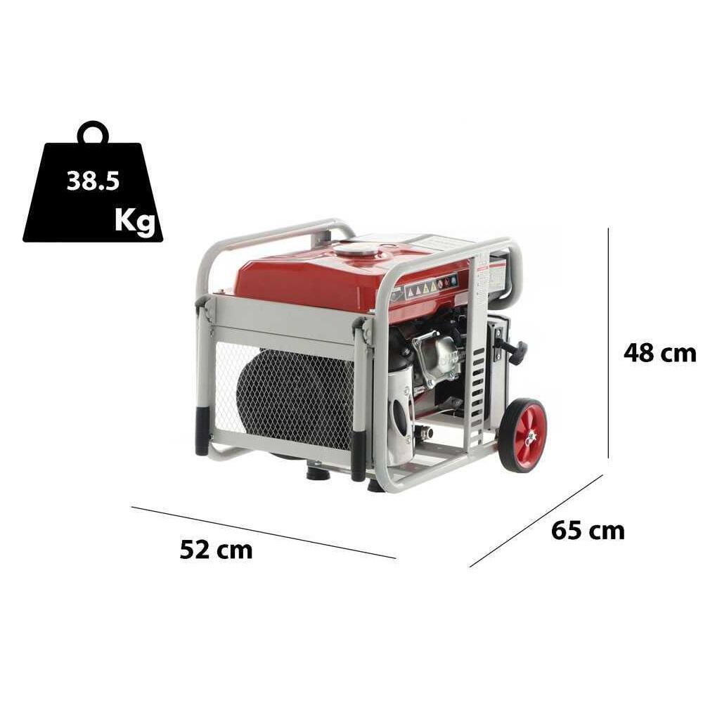 Generator pe benzina tip Inverter GeoTech IGGP5000ES, 3.5 kW, 4 timpi ...