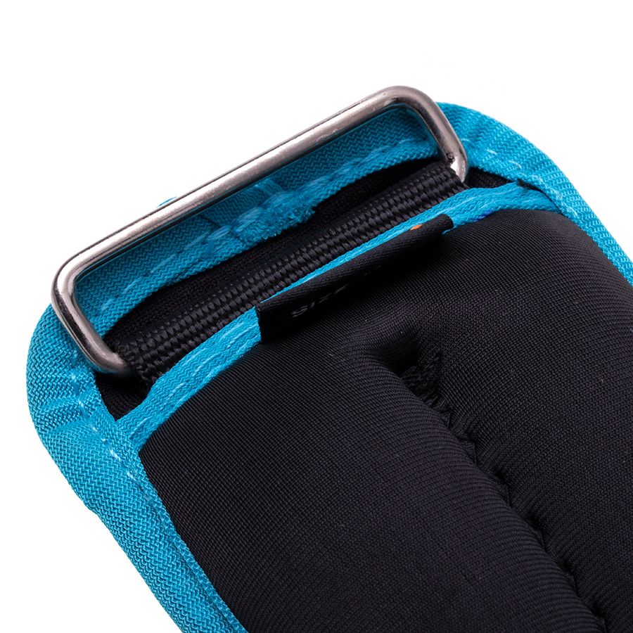 Set greutati fitness pentru incheieturi/glezne, Negru/Albastru, 2x1 kg ...