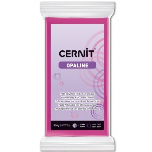 Lut polimeric Cernit, Opaline, Magenta 460, 500 g - eMAG.ro