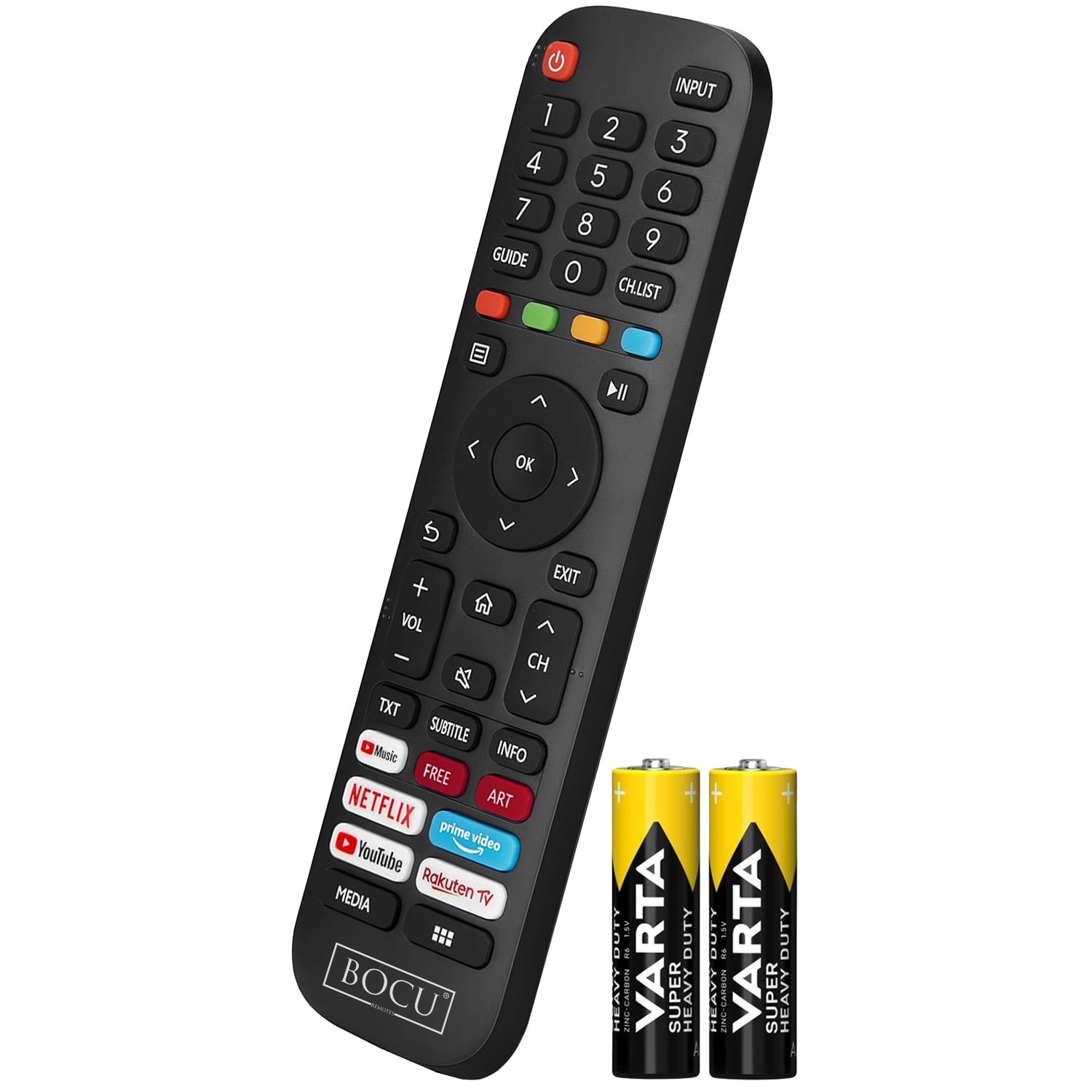 Telecomanda TV Compatibila Hisense Smart, EN2G30H, Netflix, YouTube ...