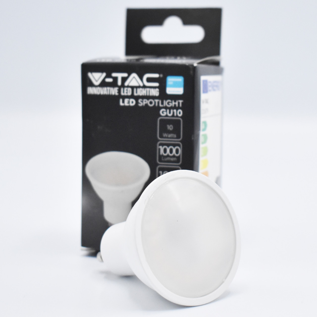 Bec led GU10, cip Samsung, 10W(70W), lumina neutra, 1000 lm, A, V-TAC ...