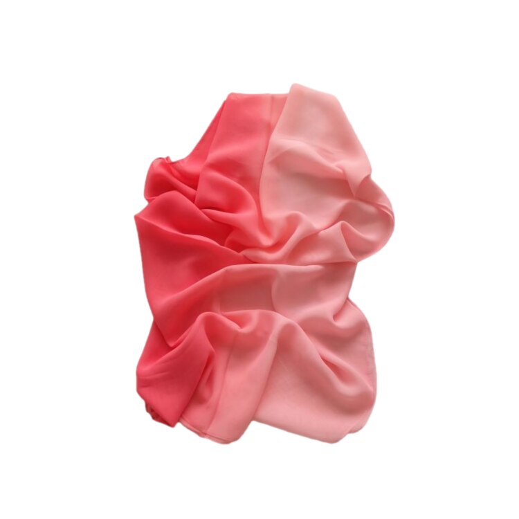 Esarfa Dama, Subtire, Dreptunghiulara, Colour Shades, 160x50cm, Roz ...