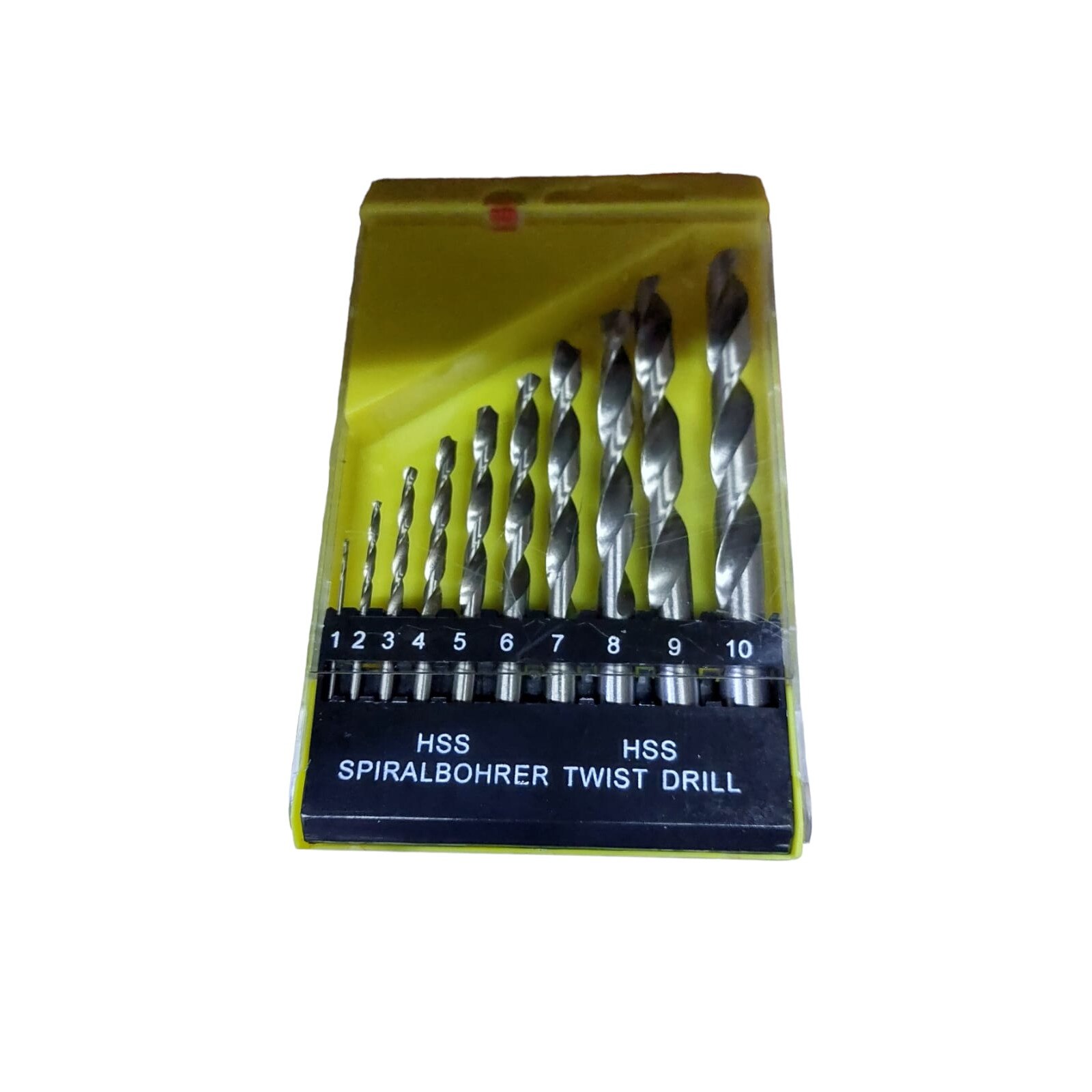 Set burghie pentru gaurit metal HSS, 1-10 mm, 10 buc - eMAG.ro