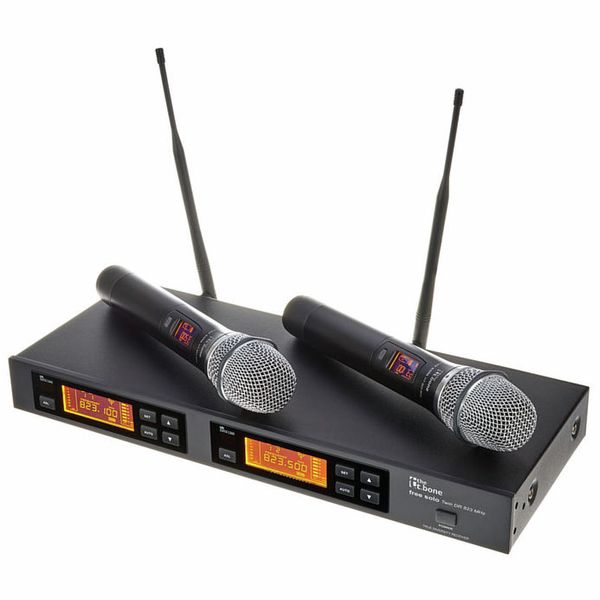 Set 2 x Microfoane fara fir the t.bone free solo Twin HT 823 MHz, UHF ...