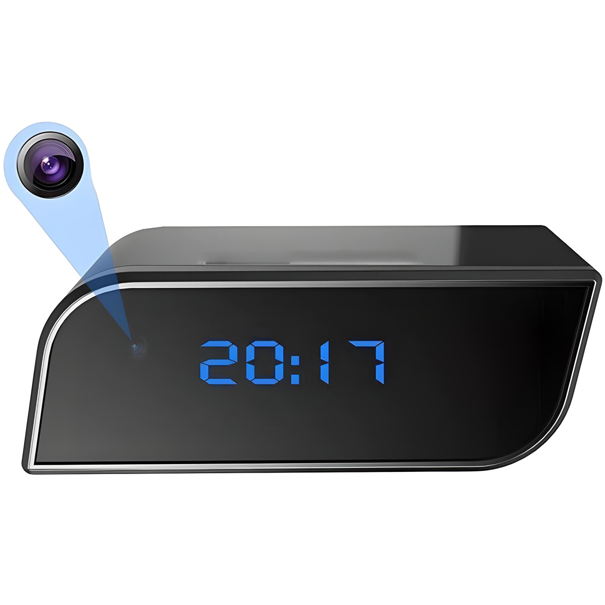 Camera de Spionaj Wi-Fi IP Ascunsa in Ceasul Desteptator cu Camera si ...
