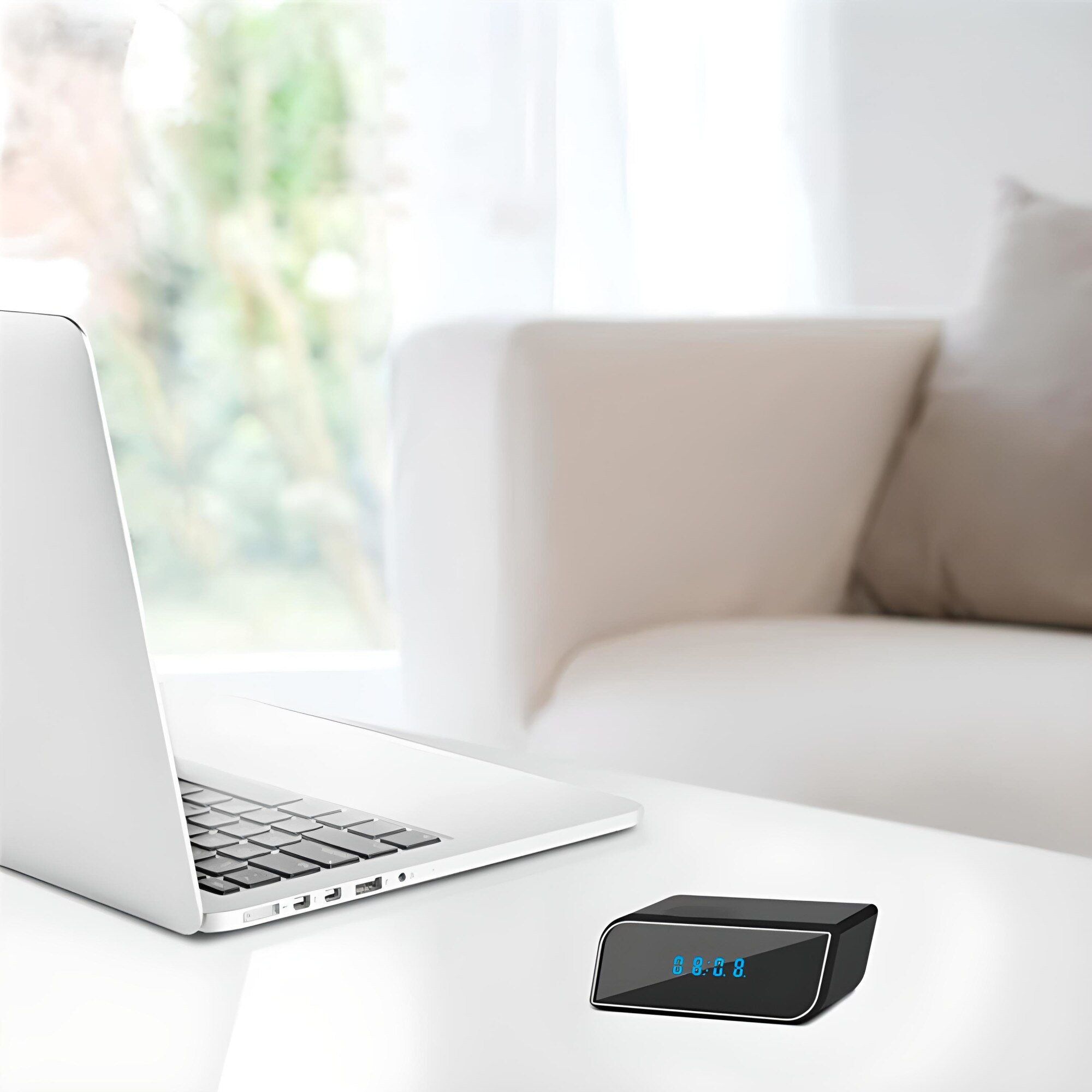 Camera de Spionaj Wi-Fi IP Ascunsa in Ceasul Desteptator cu Camera si ...