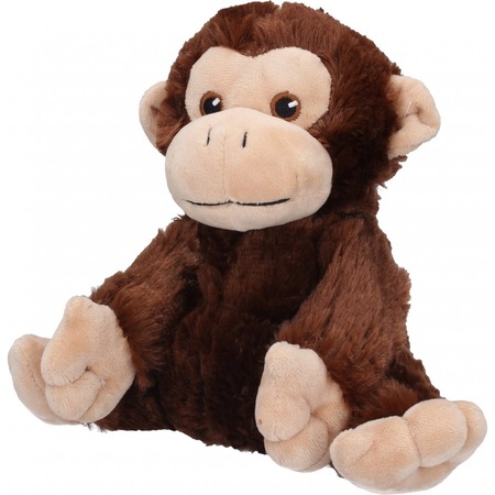 Maimuta de plus, 25cm, Miros de lavanda, Maro/Bej - eMAG.ro