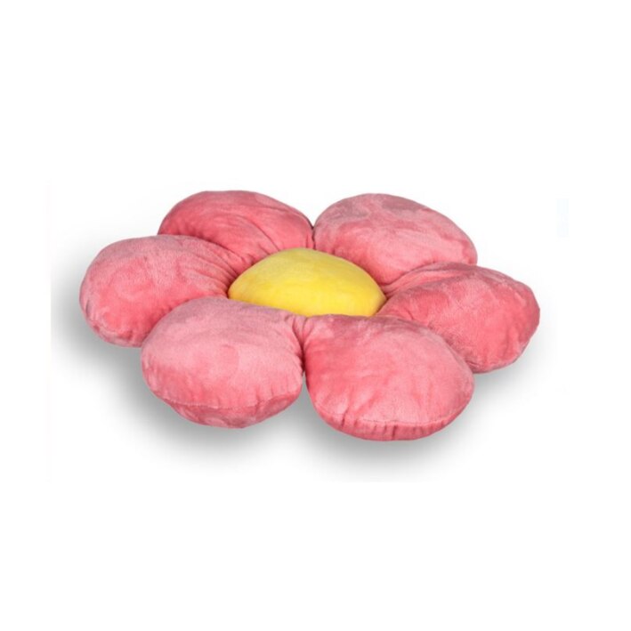 Perna decorativa floare, roz, 36 x 36 x 8 cm - eMAG.ro