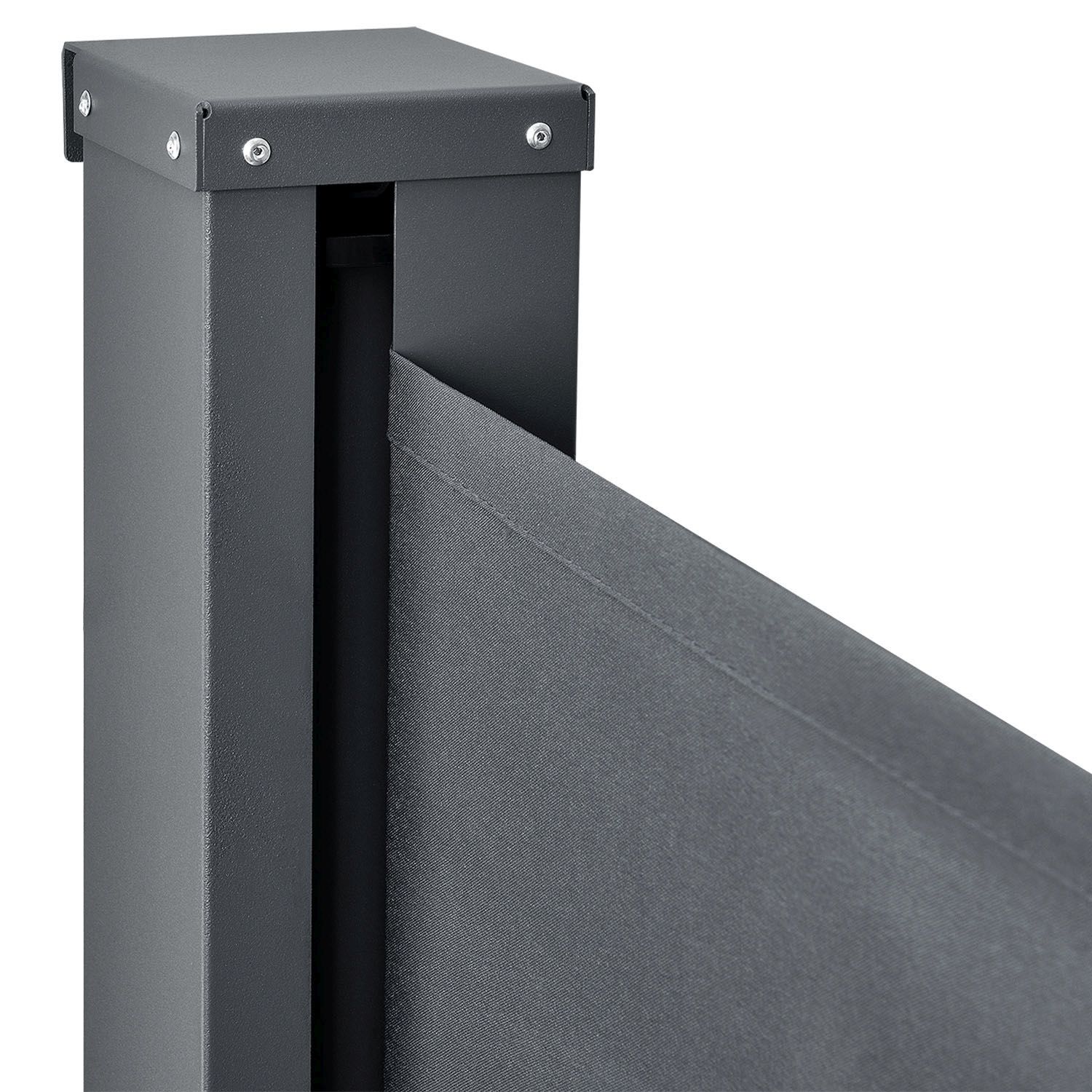 Paravan separator lateral Dubai, retractabil, pentru gradina, 300 x 160 ...