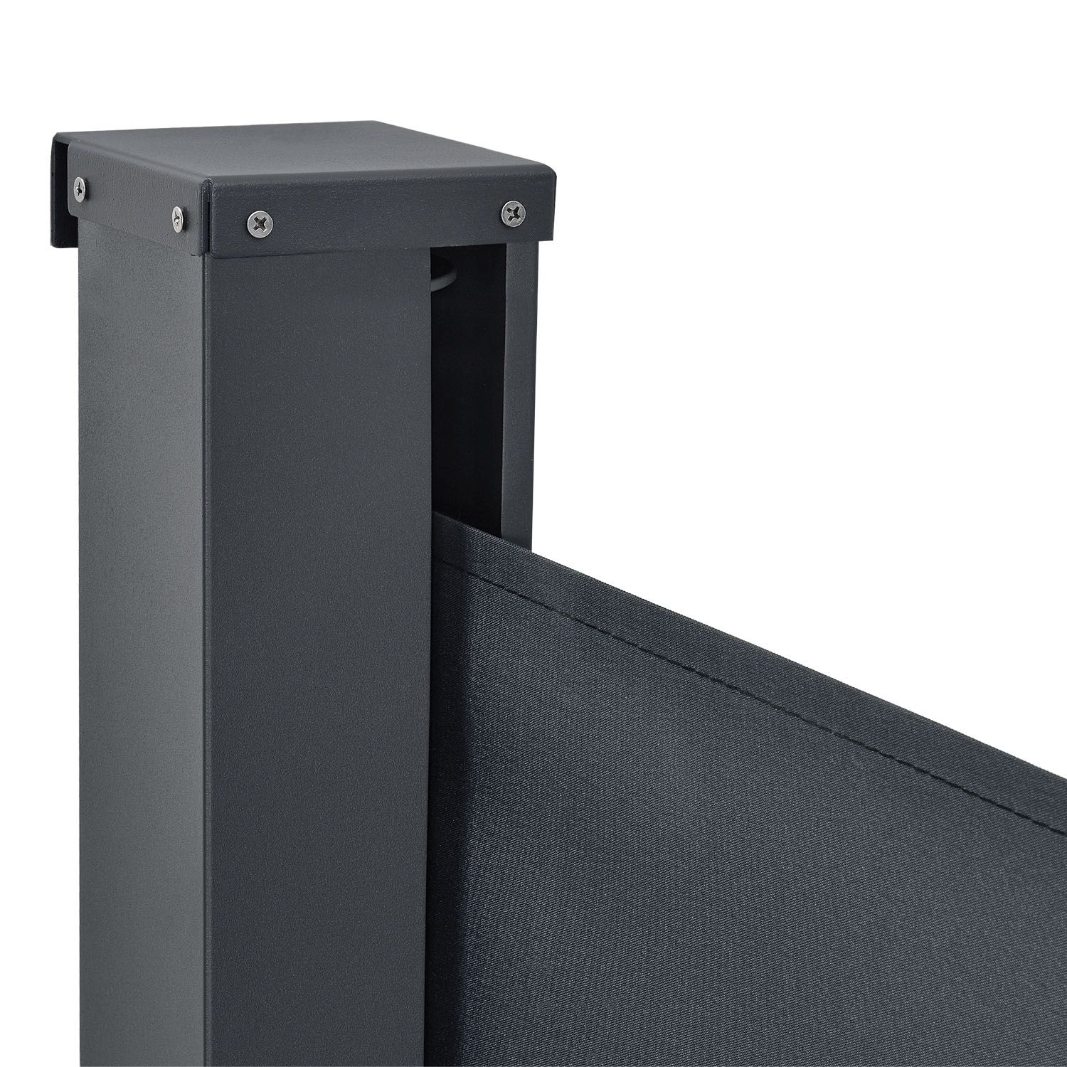 Paravan separator lateral Dubai, retractabil, pentru gradina, 500 x 200 ...