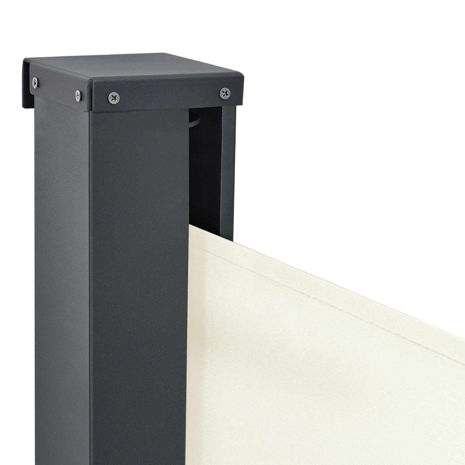 Paravan separator lateral Dubai, retractabil, pentru gradina, 500x160 ...