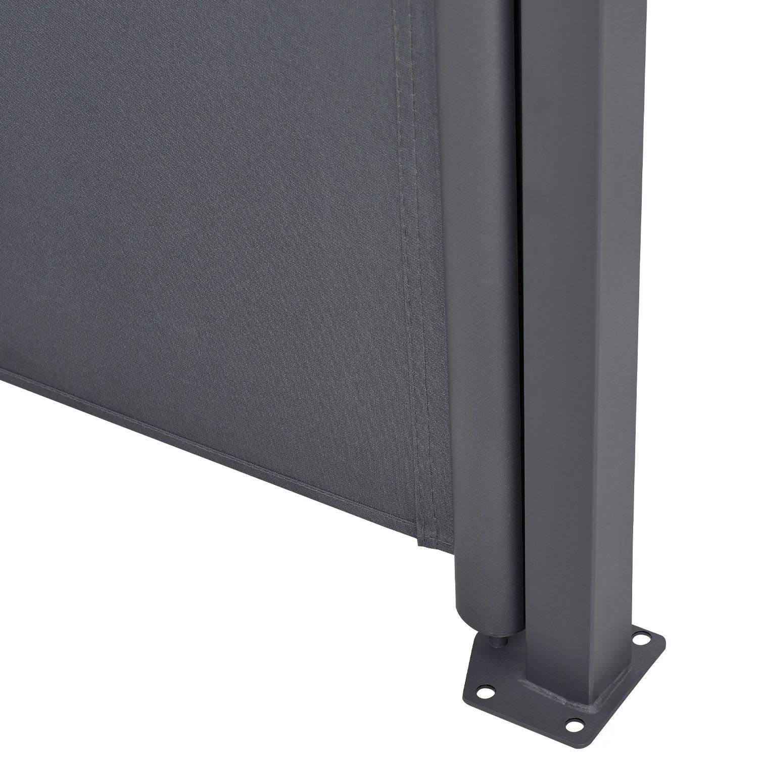 Paravan separator lateral Dubai, retractabil, pentru gradina, 500 x 200 ...