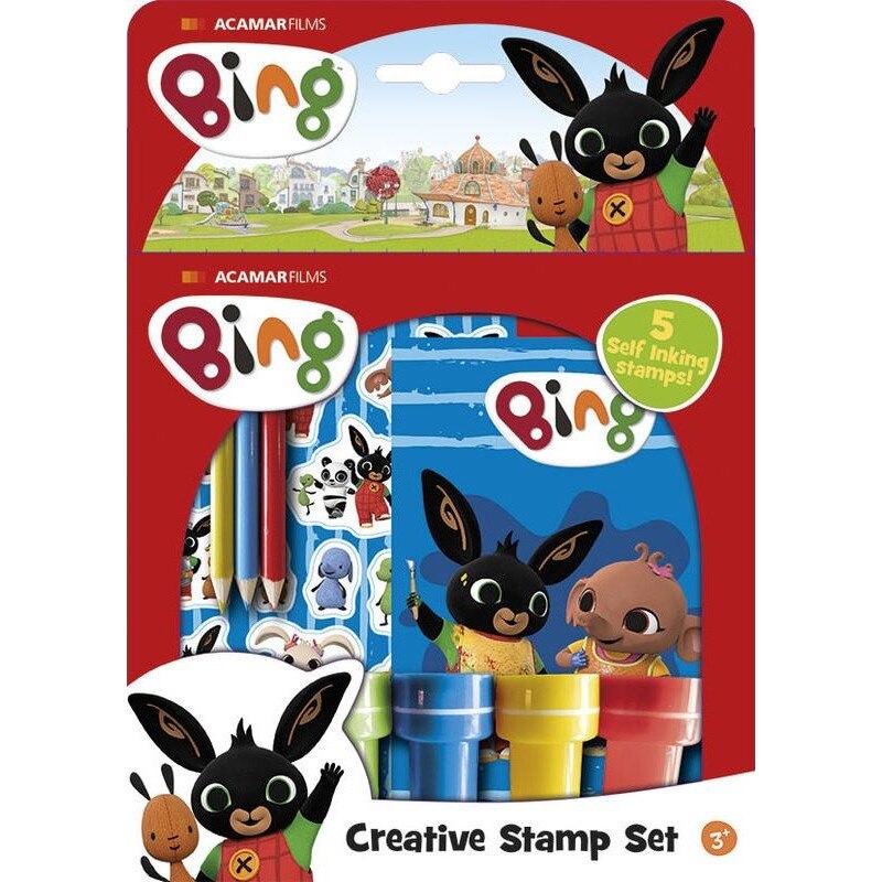 Set de stampile si autocolante Bing, Puzzle - eMAG.ro