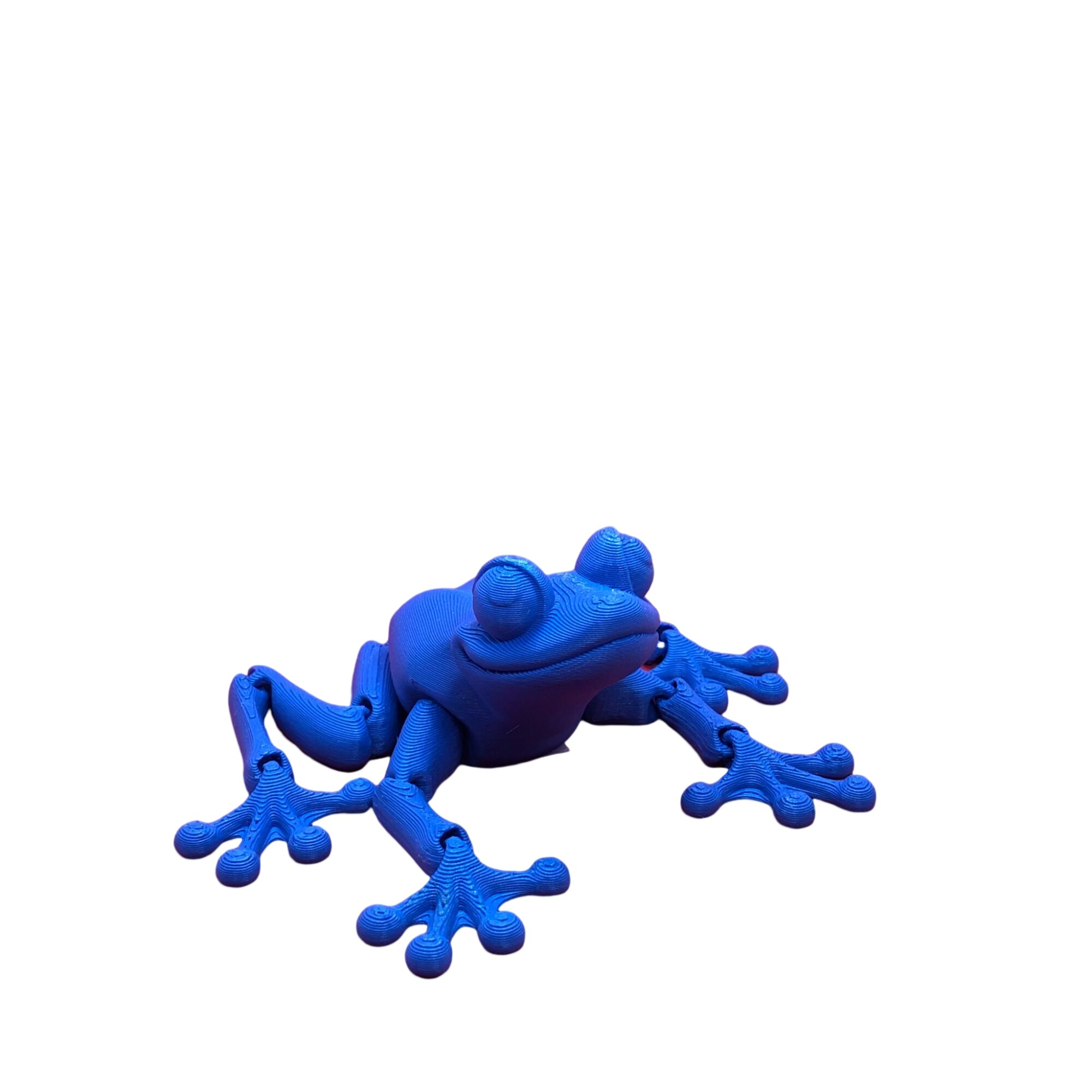 Figurina Broscuta de copac, albastra, Printata 3D, 12 Cm - eMAG.ro