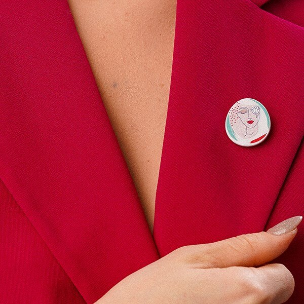 Brosa Roua - Contur Chip - eMAG.ro