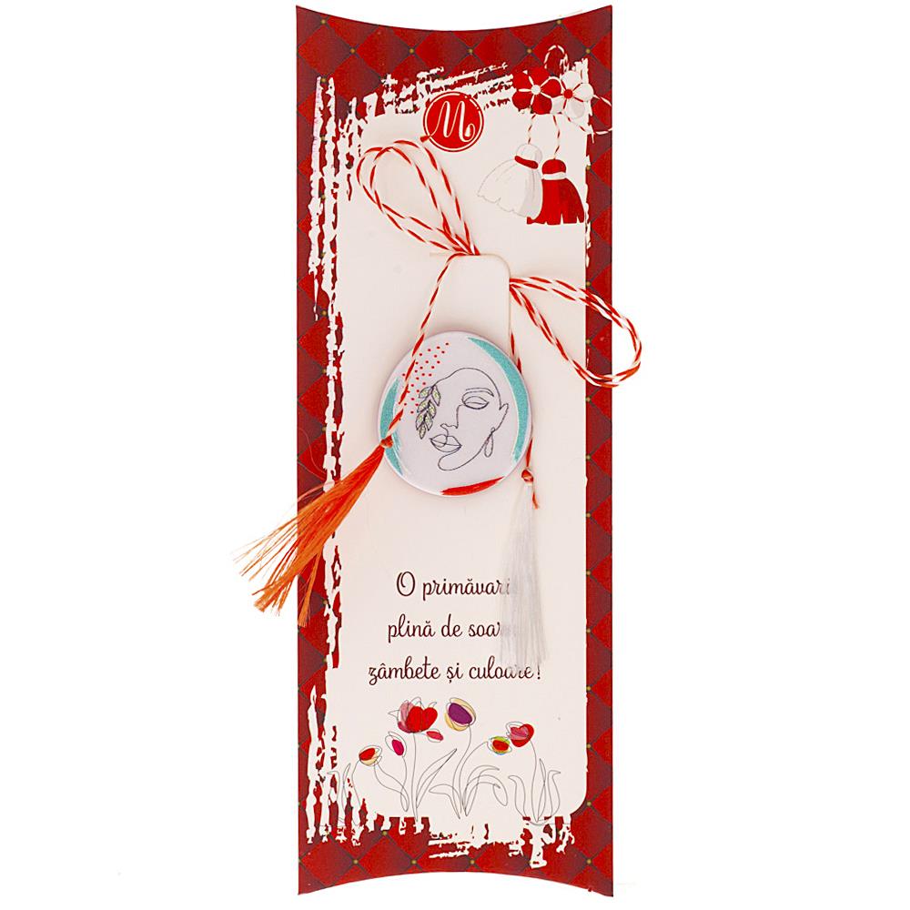 Brosa Roua - Imagine Fata Stilizata - eMAG.ro