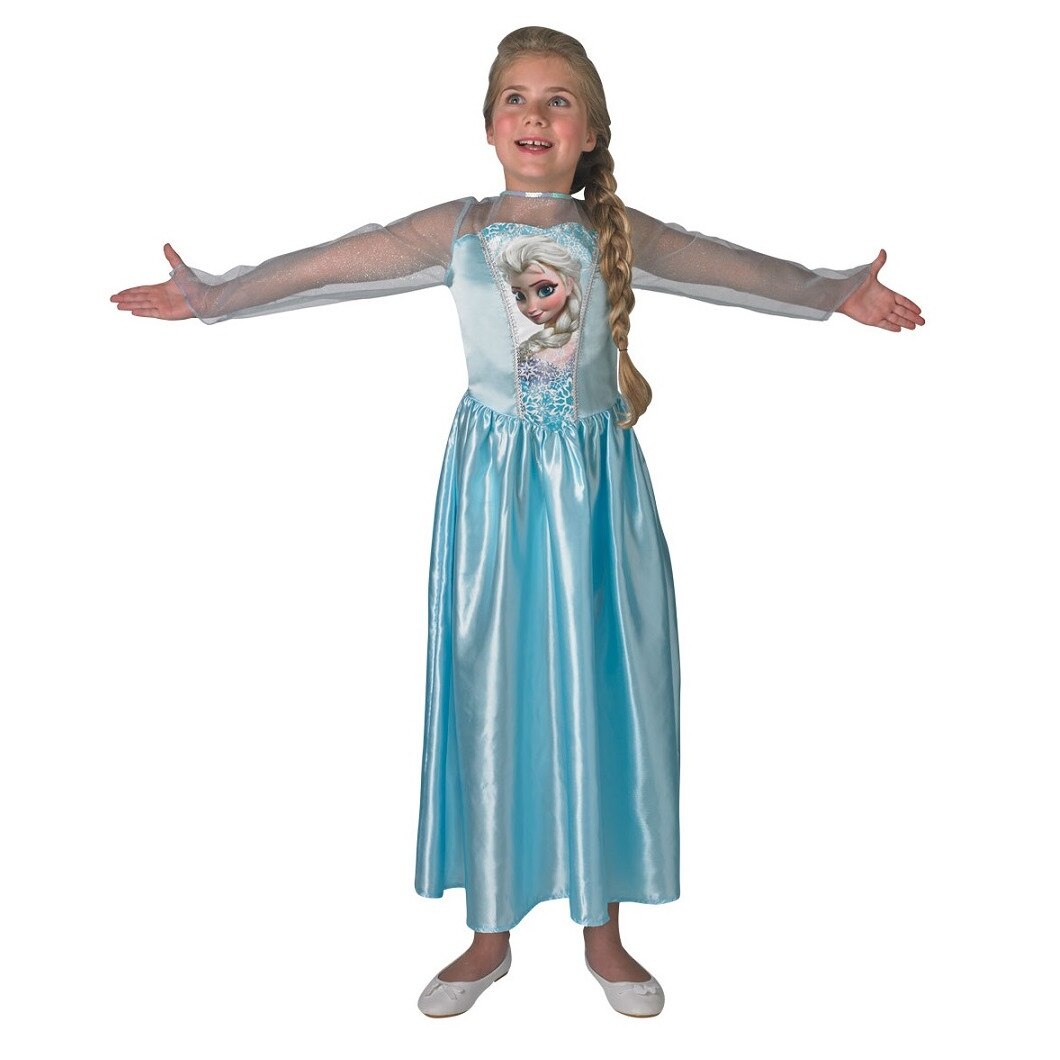 Costum Disney Printesa Elsa fete 6 - 7 ani - eMAG.ro