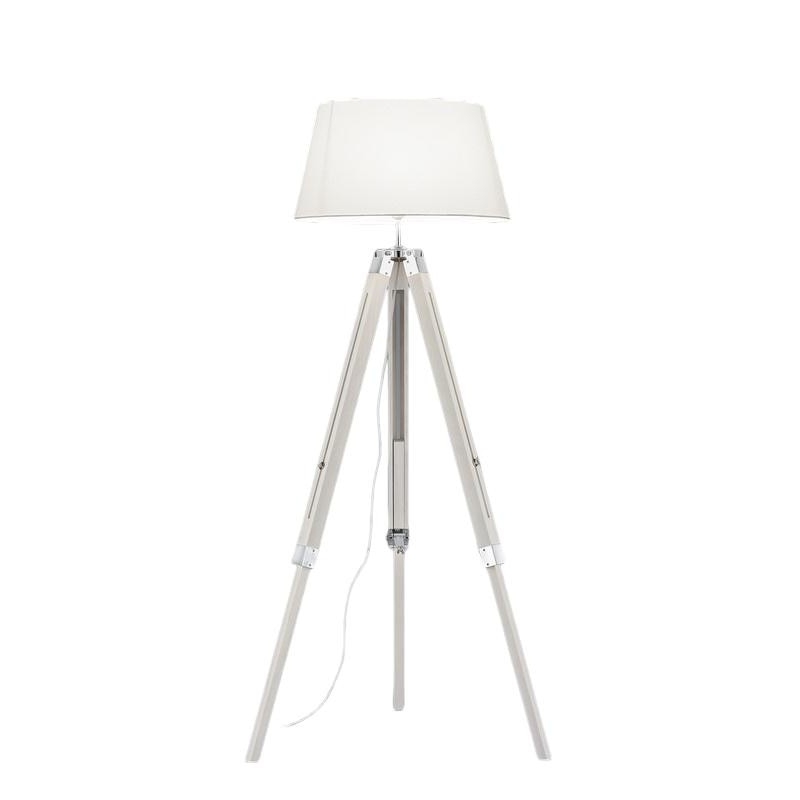 Lampa de podea, RL, Lemn, 60 W, Alb - eMAG.ro