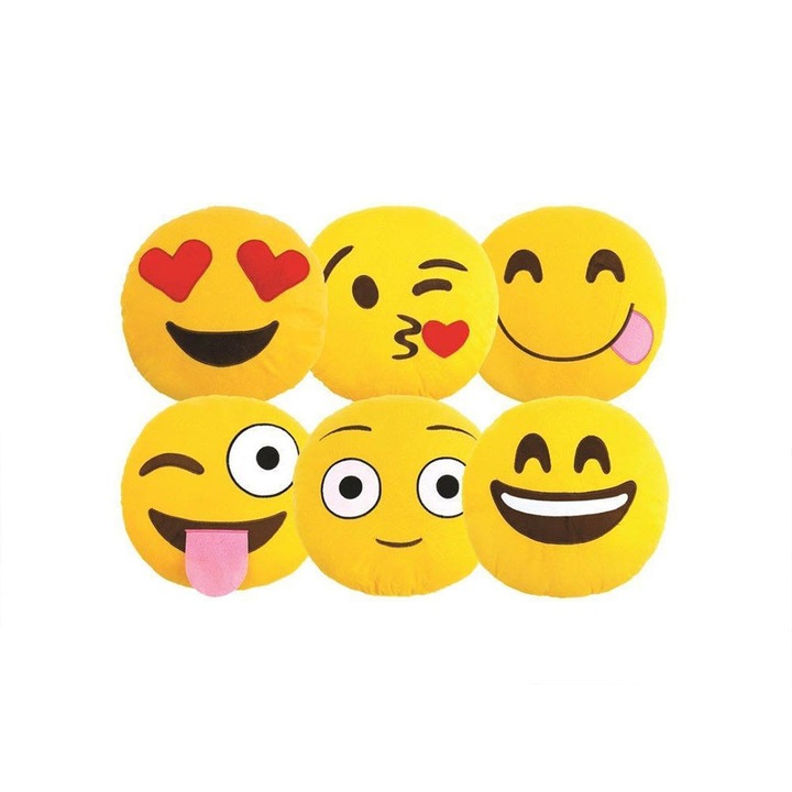 Perna Emoji diametru 33cm - zambaret - eMAG.ro