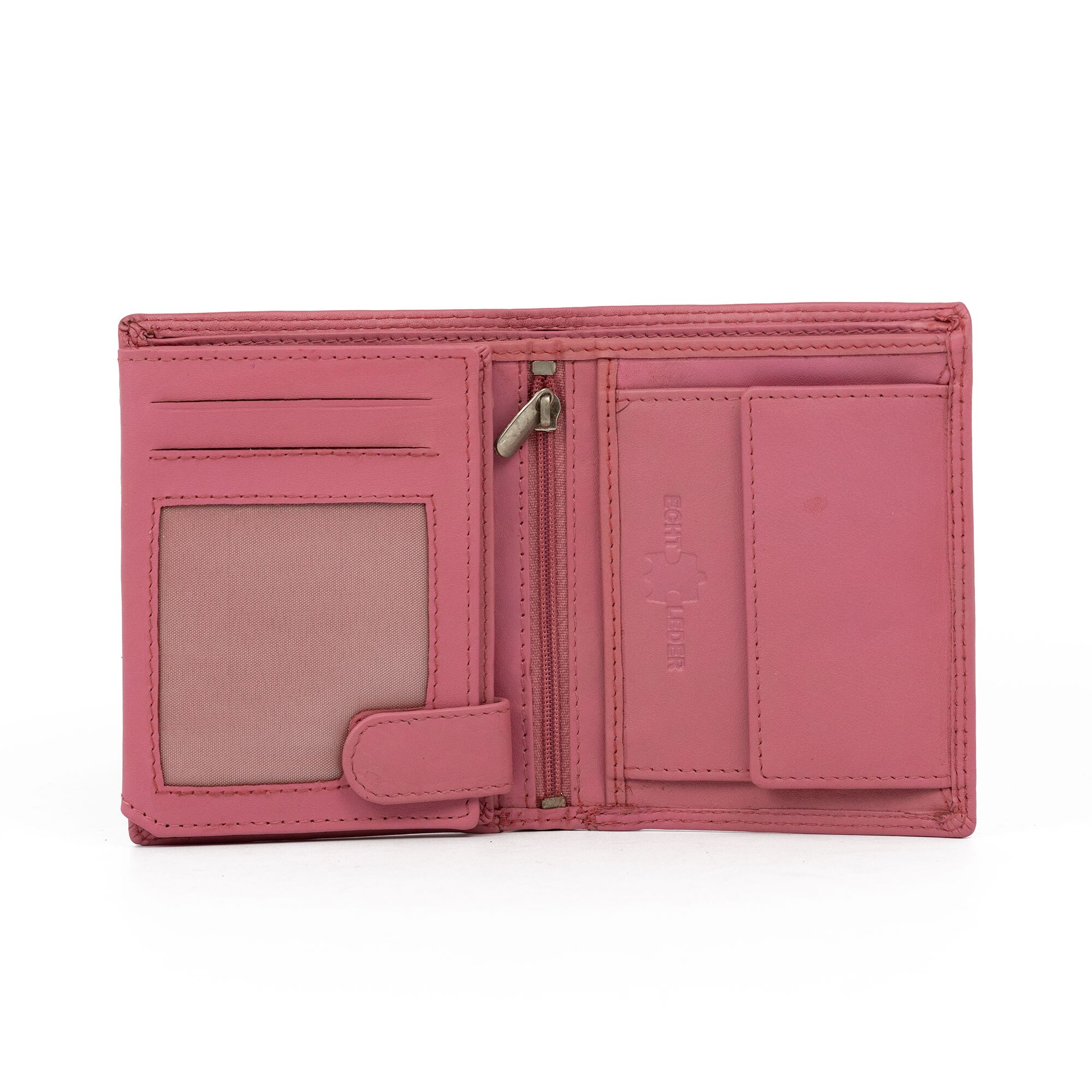 Portofel dama Delis, Sinisa PT1042, piele naturala, Roz - eMAG.ro