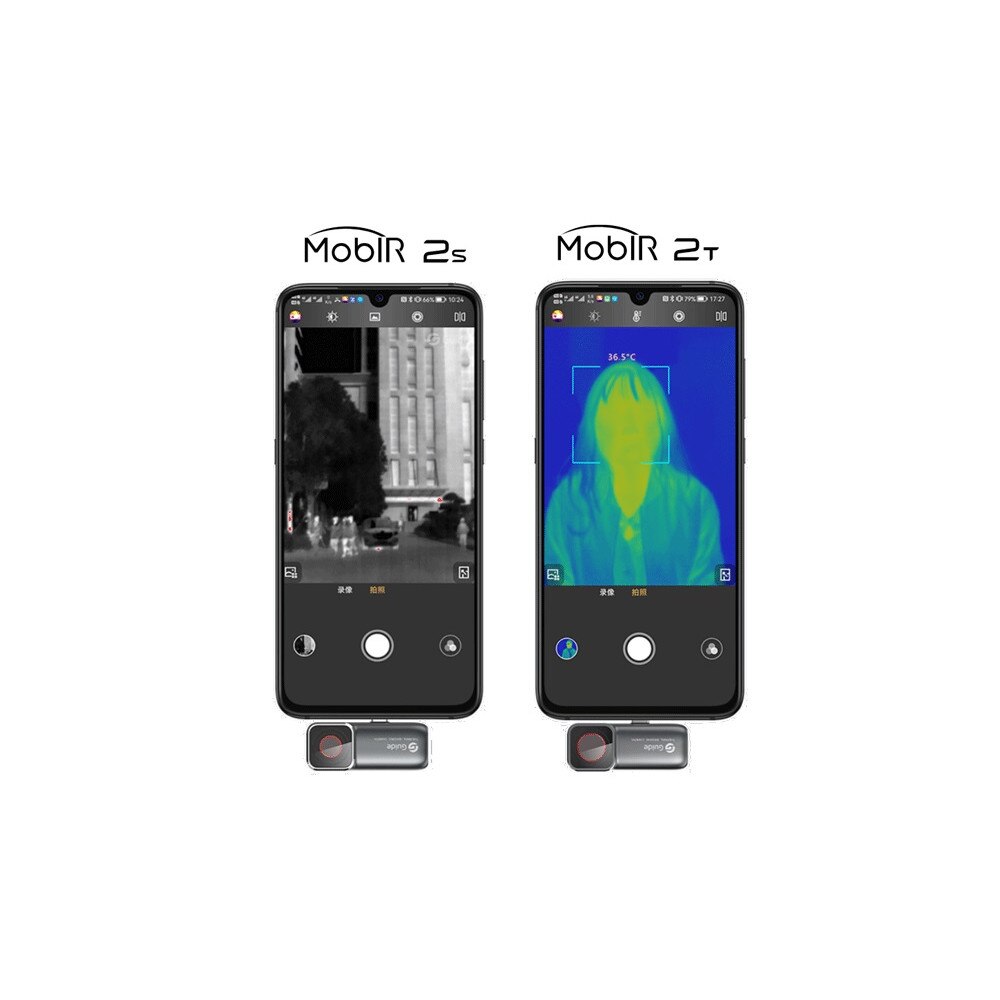 Guide hőkamera - MobIR 2S - Android - Dark grey - eMAG.hu