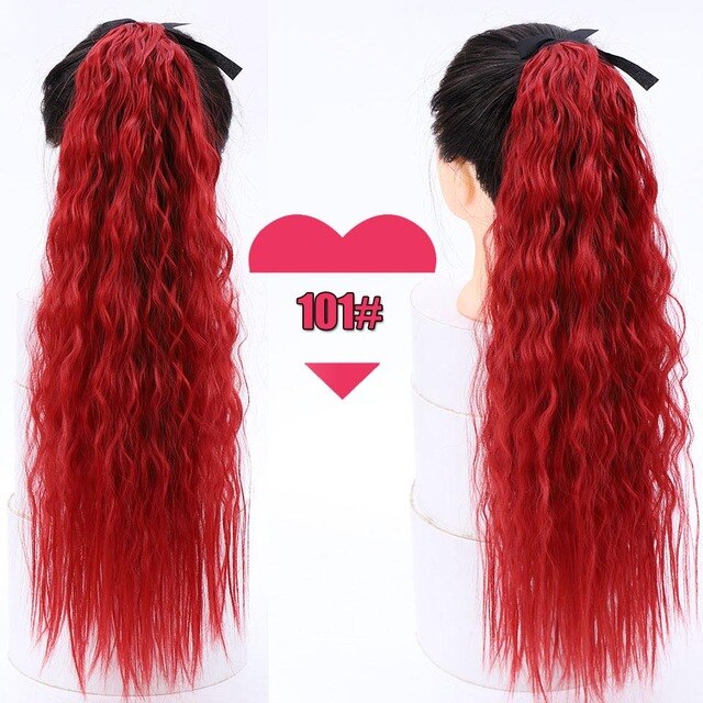 Coada par creata Roscata, 60 cm, Animis Beauty ®, fibra sintetica cu ...