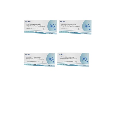 Set 4 teste rapide gripa A+B si covid, Sejoy, pentru uz profesional ...