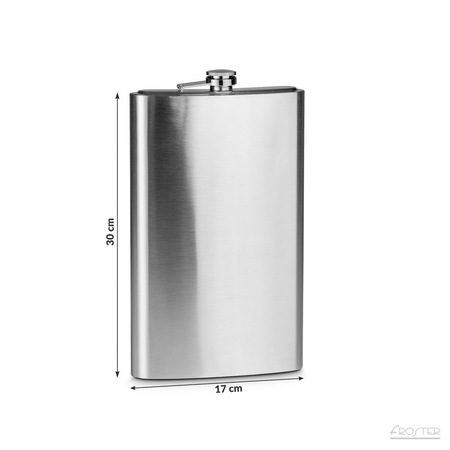 Plosca de bautura, Inox, Argintiu - eMAG.ro