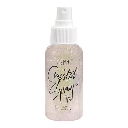 Spray iluminator de corp, Ushas, Crystal, 01, 80 ml - eMAG.ro