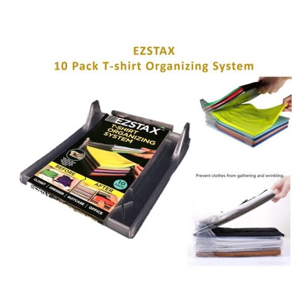 Set organizatoare tricouri si camasi cu 10 planse Ezstax T-shirt - eMAG.ro