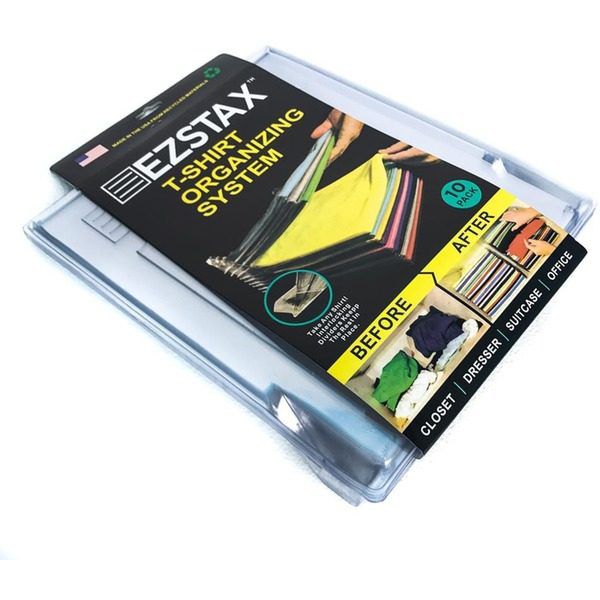 Set organizatoare tricouri si camasi cu 10 planse Ezstax T-shirt - eMAG.ro