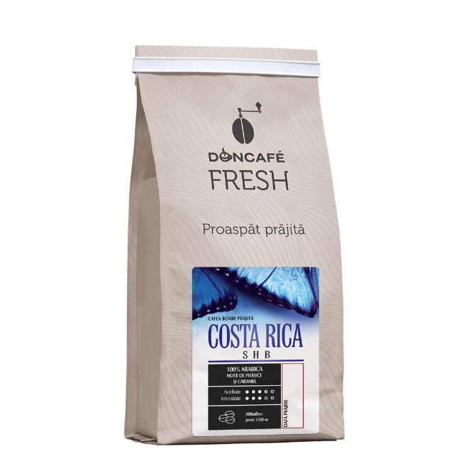 Cafea boabe proaspat prajita de origine, Costa Rica SHB, 100% Arabica ...