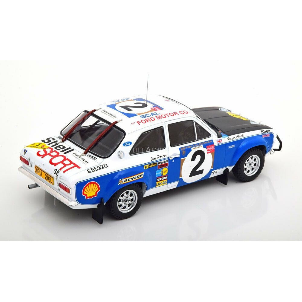 Macheta Ford Escort Mk1 Rs 1600 #2 Safari Rally 1973 - 1/18 Ixo Models ...