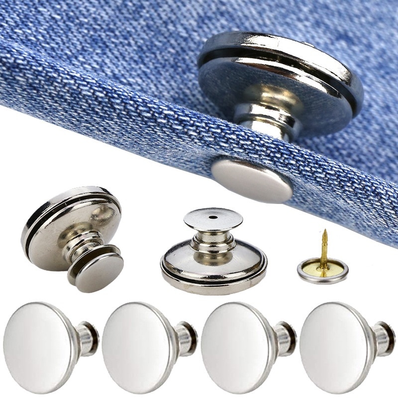 Nasturi pentru imbracaminte cu fixare pe baza de clips 8 bucati Clasic ...