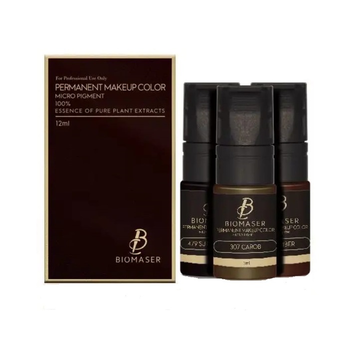 Pigment Biomaser - 479 Super Black - 12ml - eMAG.ro