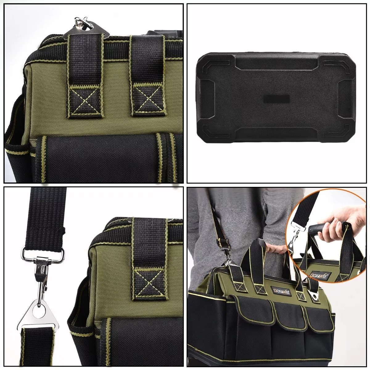 Geanta textila pentru scule, Goxawee, Baza Din Rezistenta la Apa, Curea ...
