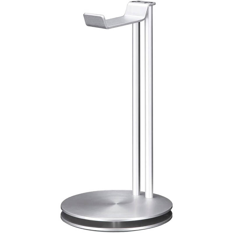 Suport Casti Edman Slim, Aluminiu/ABS, Alb/Argintiu - eMAG.ro