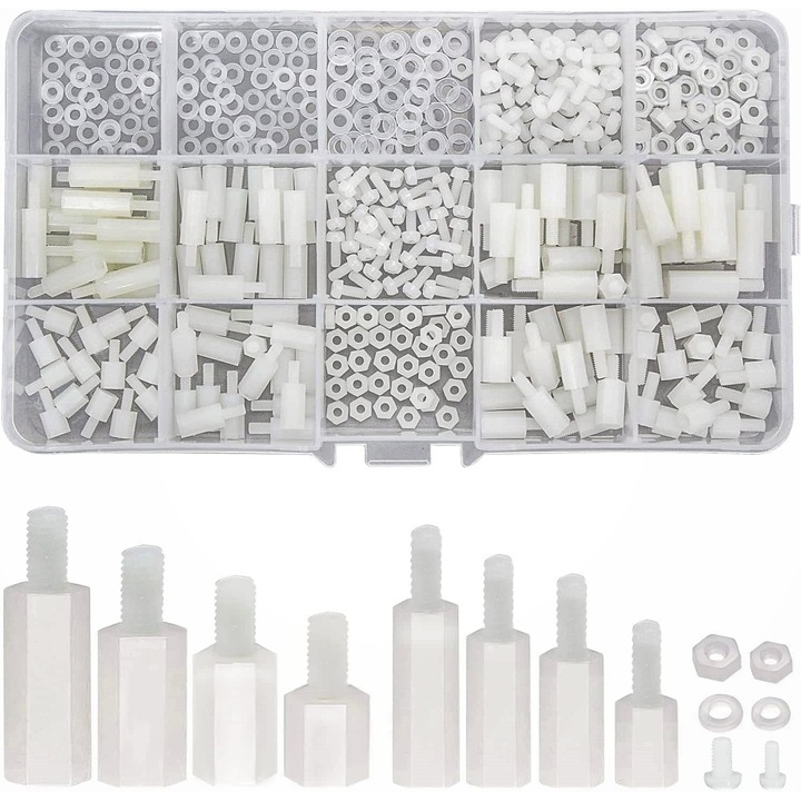 Set distantiere M2.5 M3 hexagonale mama-tata, pentru placa PCB, din ...