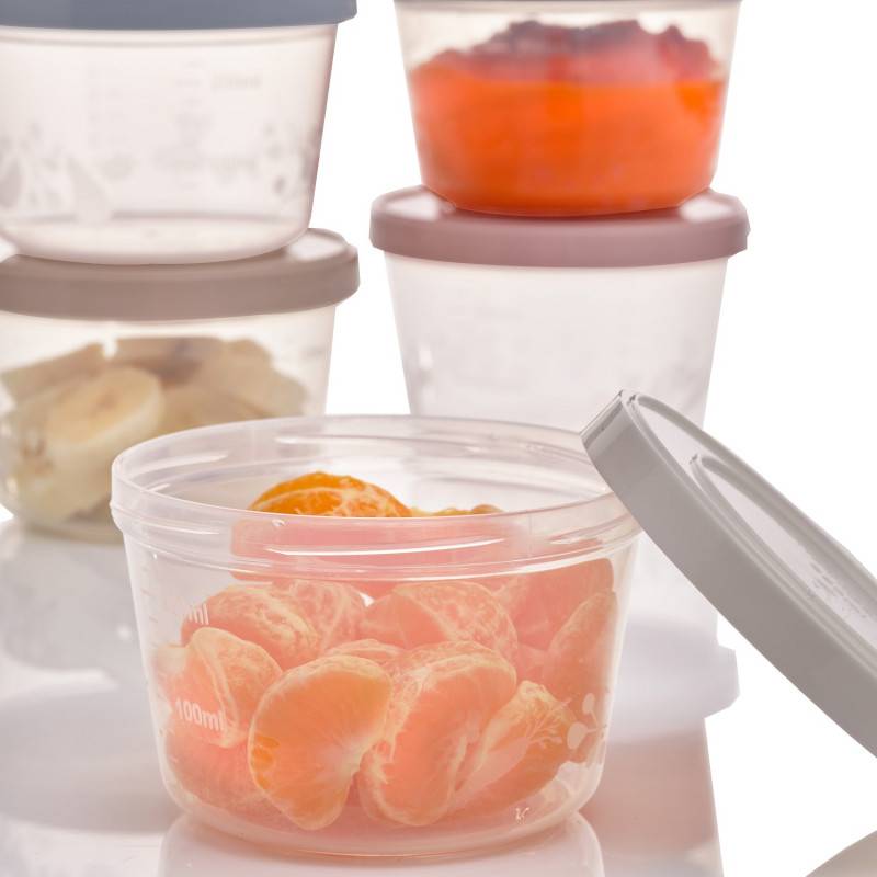 Set 5 recipiente gradate cu capac 250 ml Thermobaby - eMAG.ro