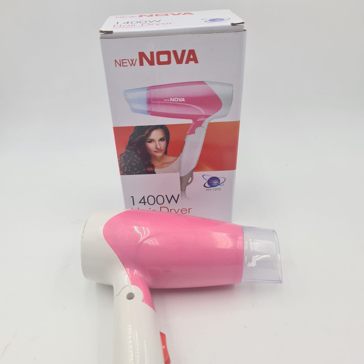 Uscator de par, Feon, Maner Pliabil, 2 Trepte, 1400 W, Roz - eMAG.ro