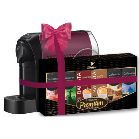 Espressor Tchibo Cafissimo easy Dark Red, 1250 W, 650 ml, rosu inchis ...