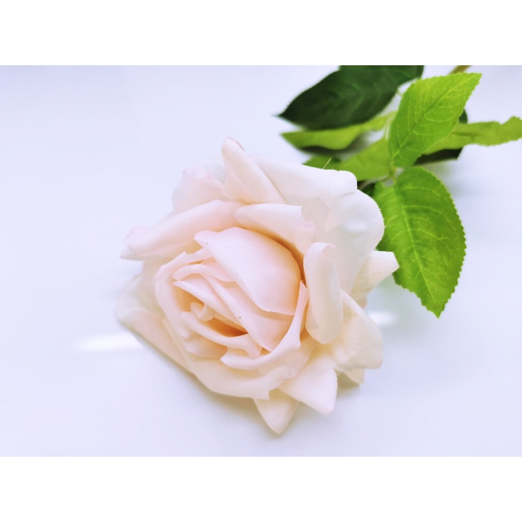 Trandafir roz pal artificial, 75 cm inaltime - eMAG.ro