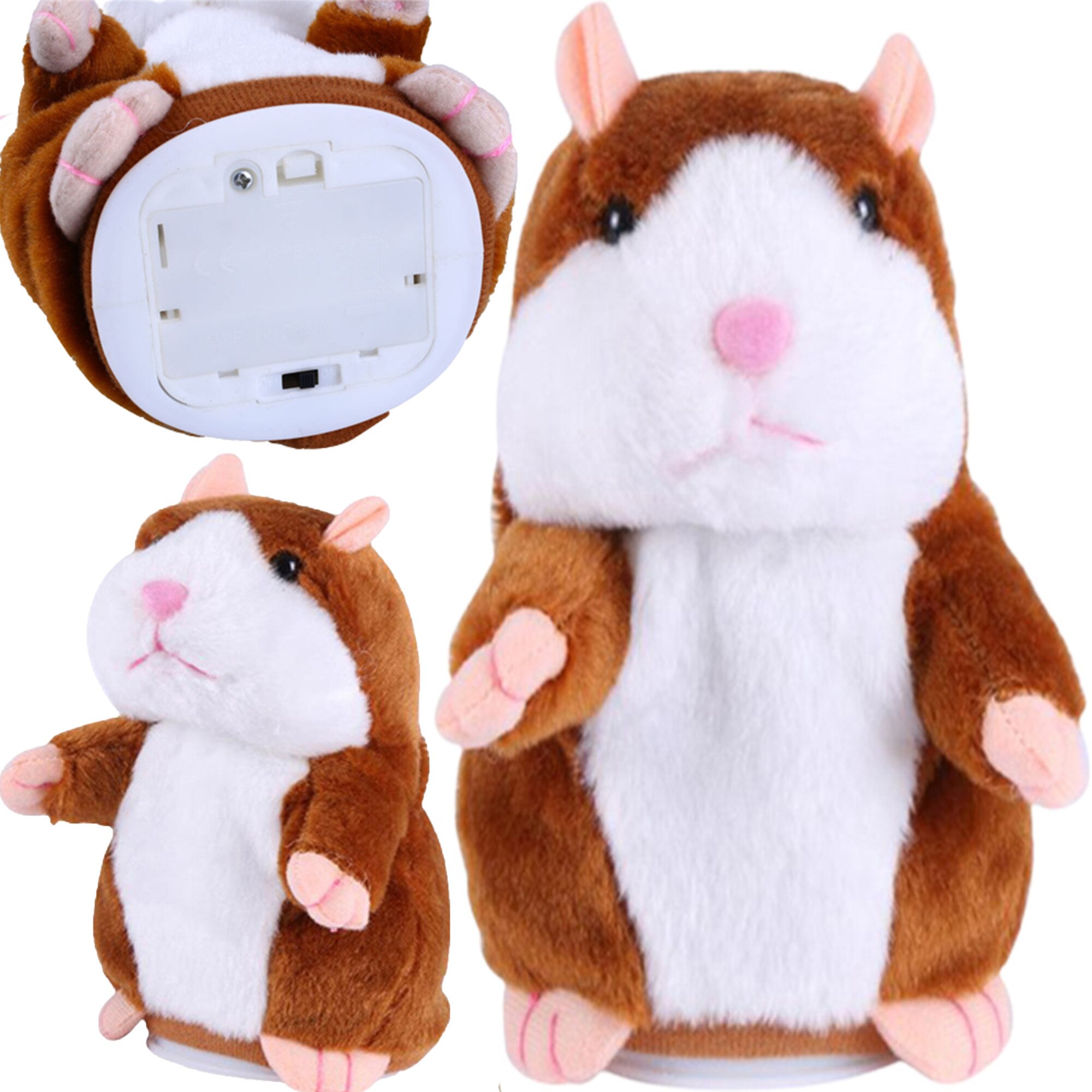 Jucarie interactiva pentru hamster vorbitor 16 CM Roscat - eMAG.ro